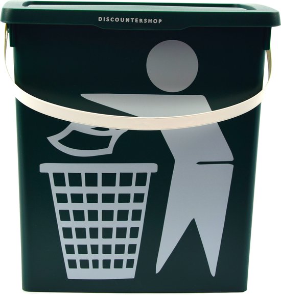 Handig klein afvalbak Afvalemmer containertje 100% BIO recyclable | 30 ...