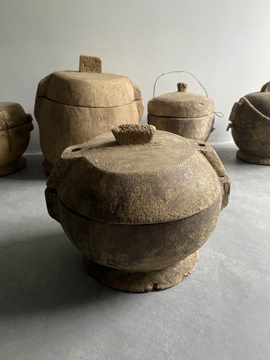 Houten pot met deksel Mulan | bol.com