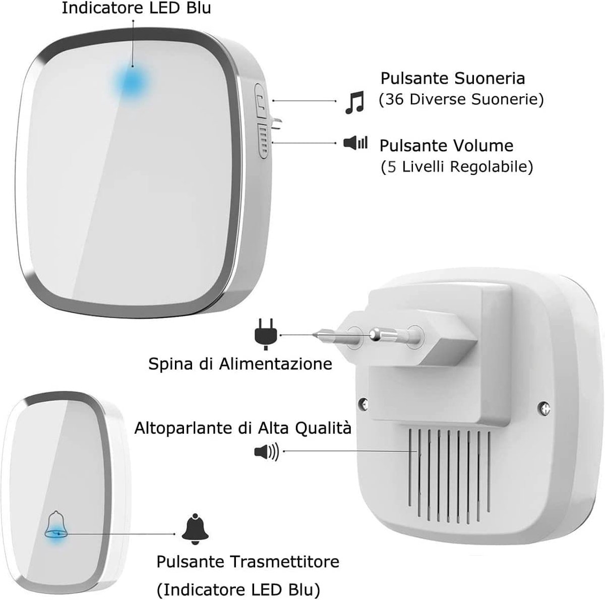 deurbel draadloos | bol.com