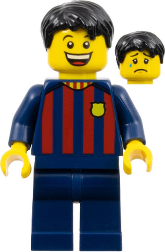 Lego minifiguur supporter 2 FC BARCELONA , soc 145. | bol.com