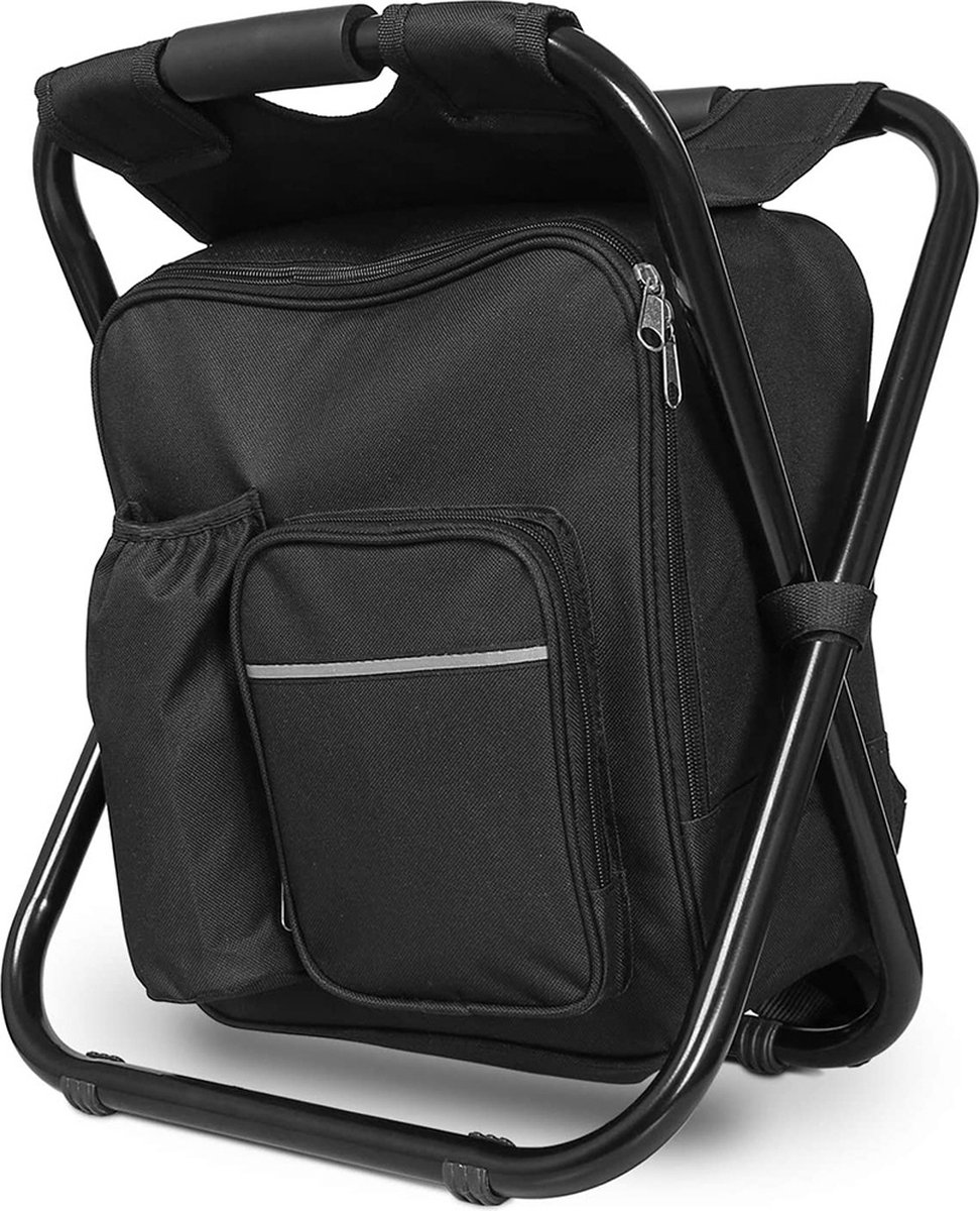 Visstoeltje viskrukje opvouwbaar stoel met rugzak met stoel karperstoel ...