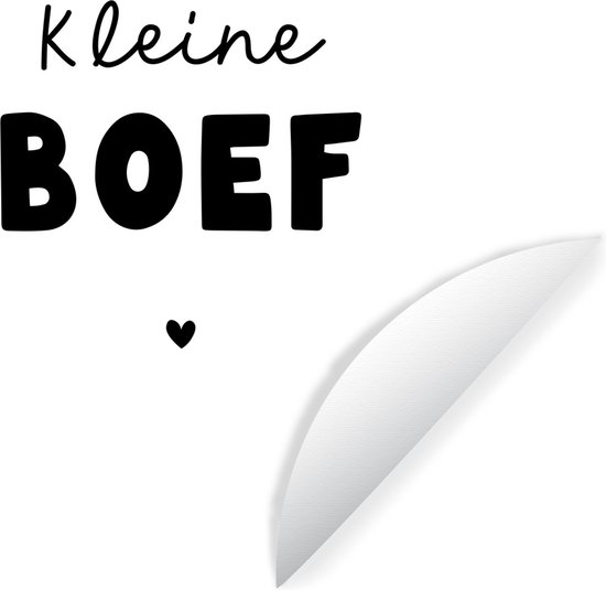 Behangsticker kids - Kinder decoratie - Kinderen - Quotes - Kleine boef ...