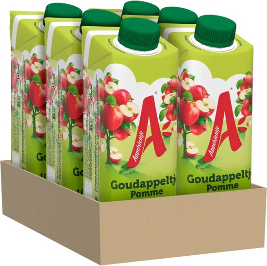 Appelsientje Goudappeltje - 6 pakjes x 330 ml | bol