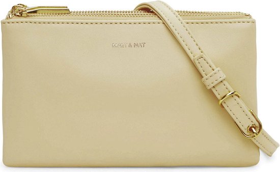 Matt & Natt Triplet Loom Crossbody Bag Tapioca | bol