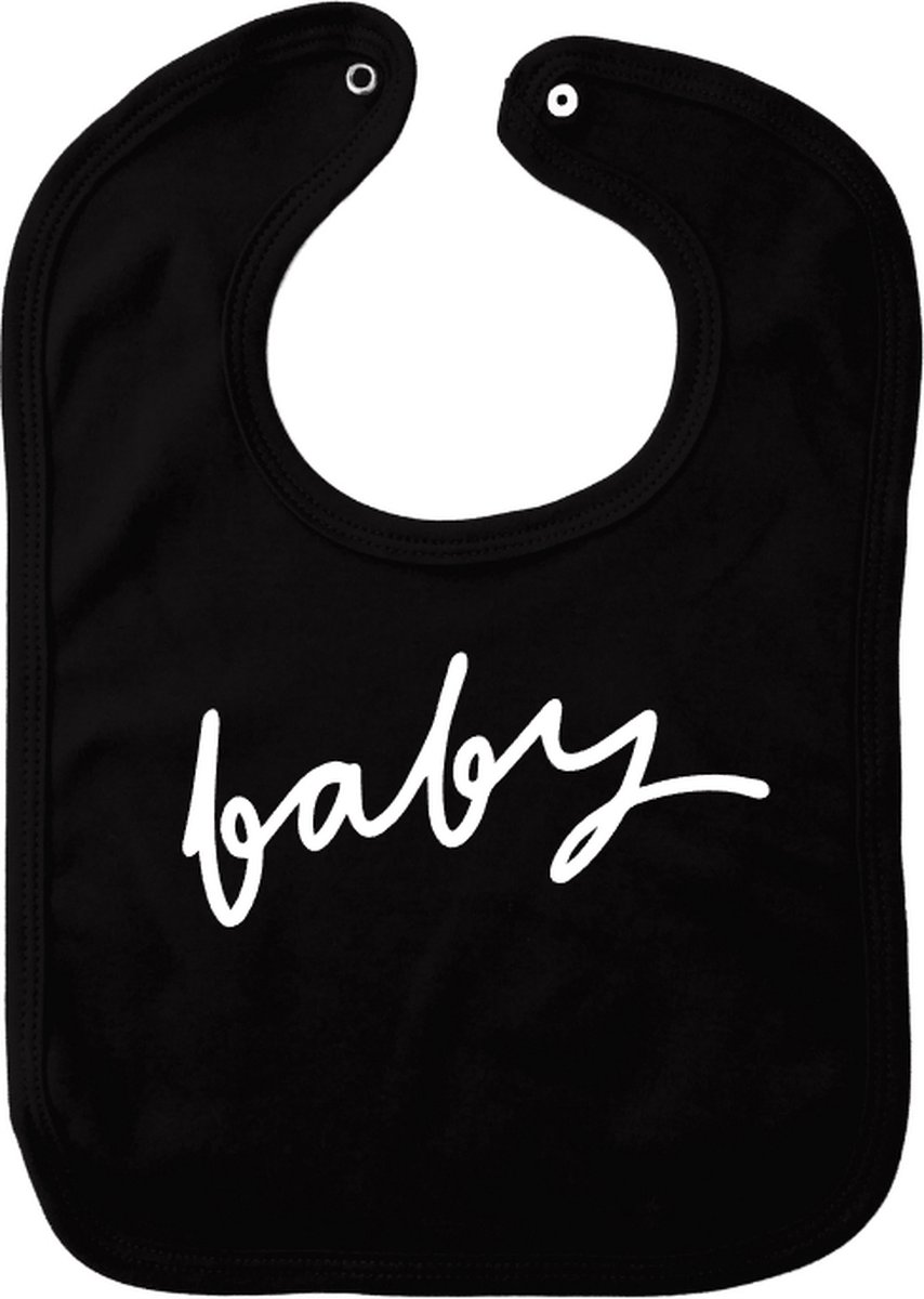 baby slabbetje - Zwart - Kraamcadeau - Babyshower Cadeau - Kerst ...