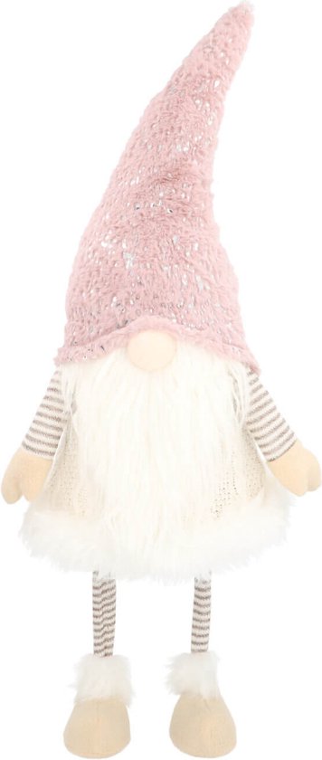Nain de luxe Oneiro avec nez éclairé par LED | Rose | 82 cm - Gnome ...