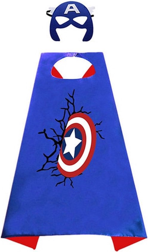 Captain America Verkleedset - Carnaval & Halloween Outfit Superhelden ...