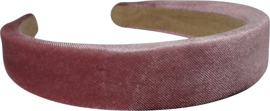 Jessidress® Diademen Dames Haar Diadeem Dames Haarband Hoofdband Fluweel - Roze | bol