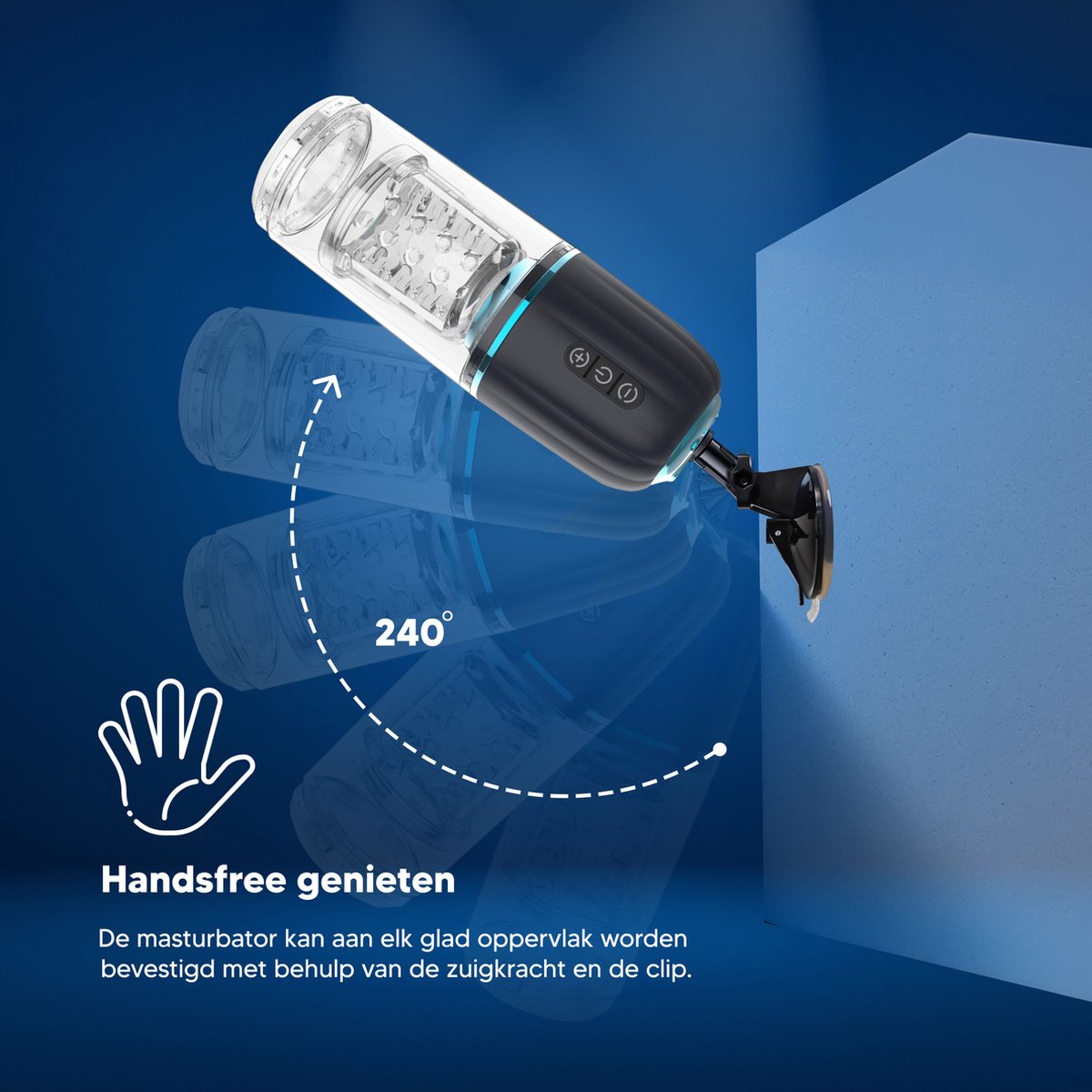 Next Generation Tyfoon Automatische Masturbator met Aftrek Functie en ...