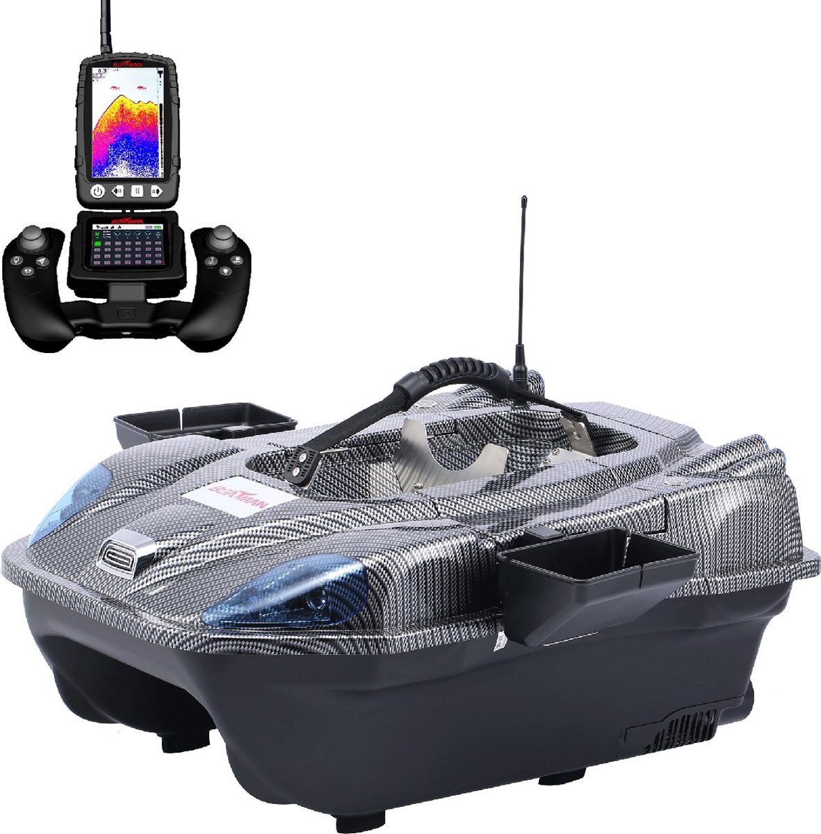 Boatman Leader Pro Fishfinder en GPS Carbon | bol.com