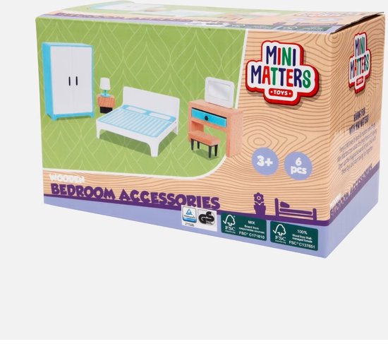 Mini Matters houten poppenhuisaccessoires | bol