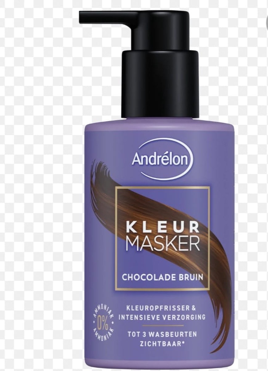 Andrélon Kleurmasker Chocolade bruin 200 ml - Haarmasker . - Haarimport.nl