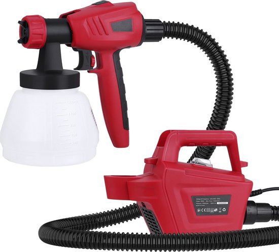 PiProducts Verfpistool - Verfspuit - Spraygun - Draadloos - Elektrische ...
