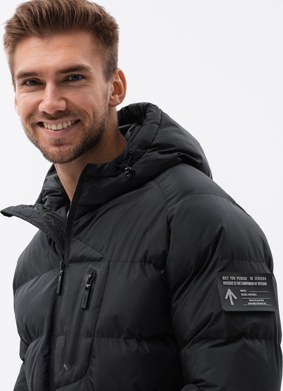 Heren winterjas C502 - zwart | bol.com