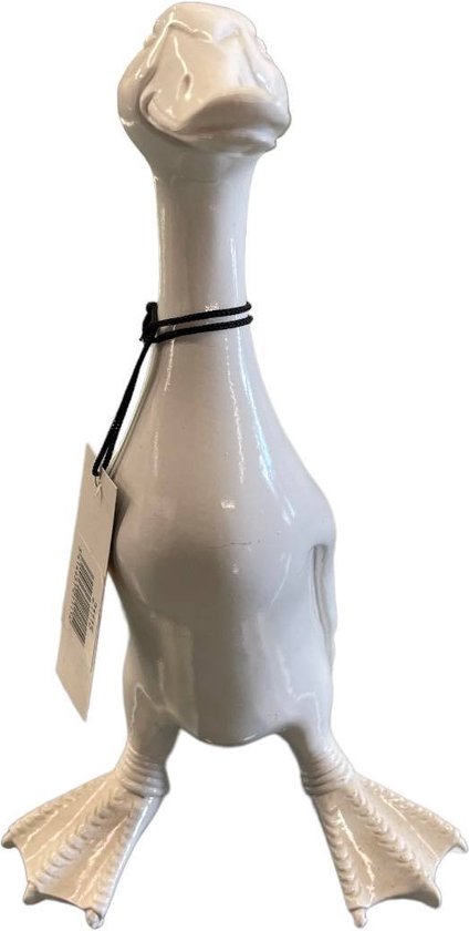 Eend poly wit 13x12x23cm | bol.com