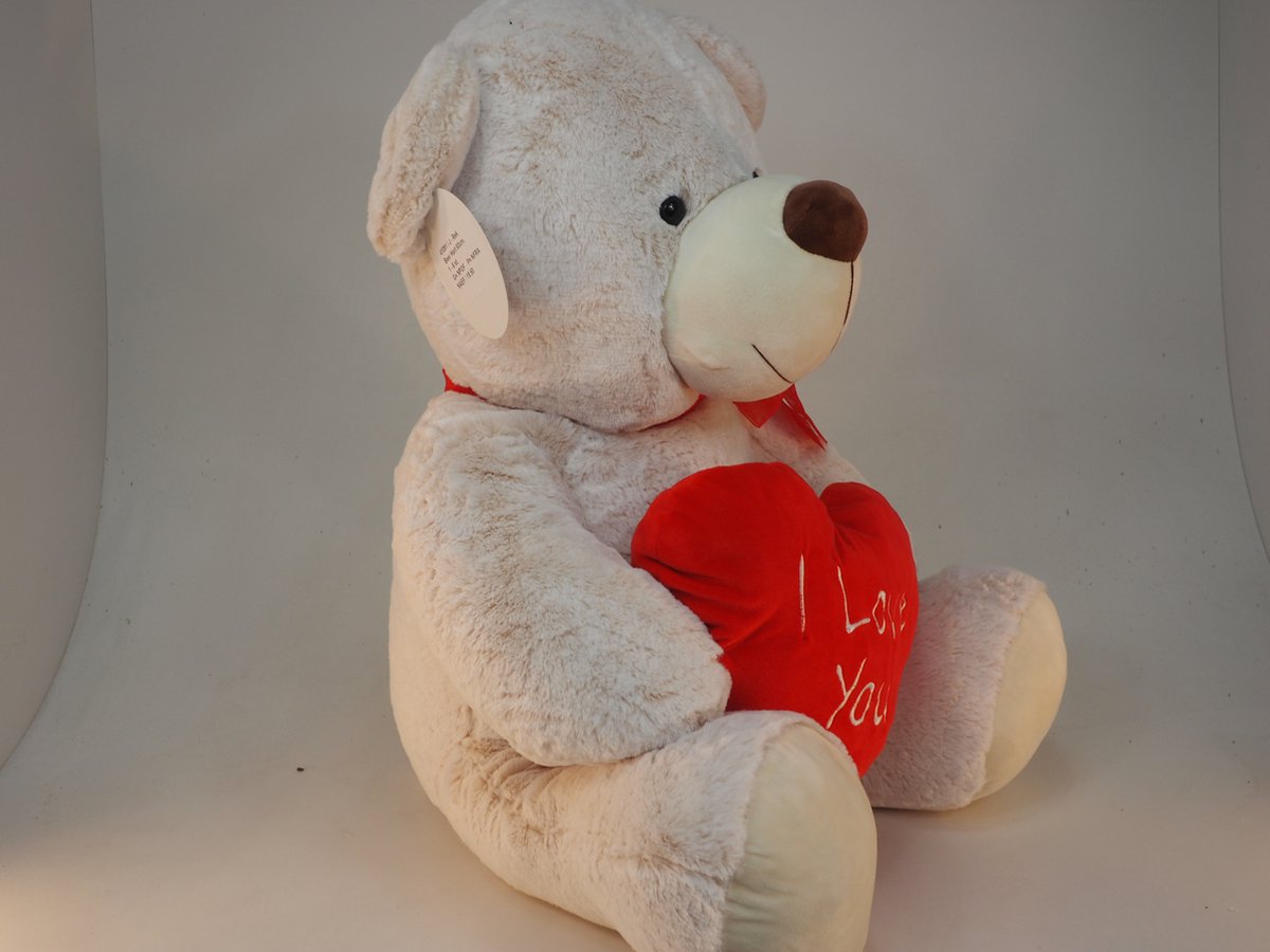 Knuffel beer I Love You valentijn beer met hart 60cm | bol.com