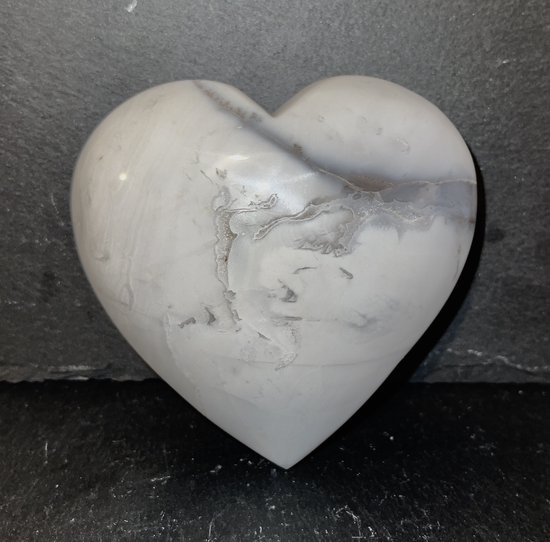 Witte pluim agaat | bol