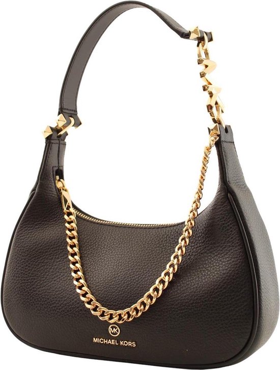 Michael Kors Pyper Dames Handtas Leer - Zwart | bol.com