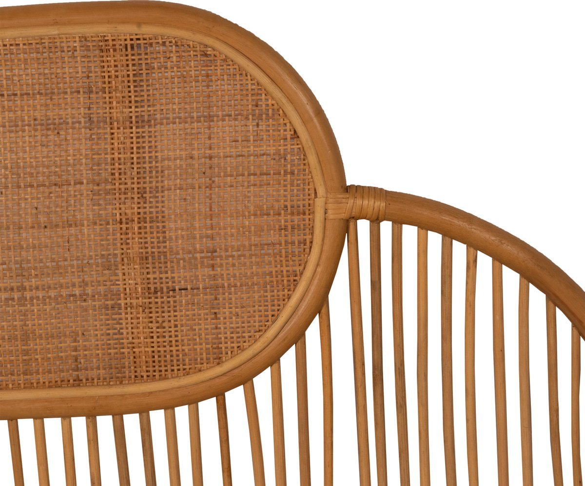 Rotan Hoofdbord - 160cm - Bruin - Bohemian - Bedwand Kim - Giga Meubel ...