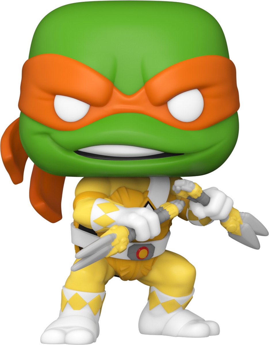 Funko Pop! Comics: Mighty Morphin Power Rangers/Teenage Mutant Ninja ...
