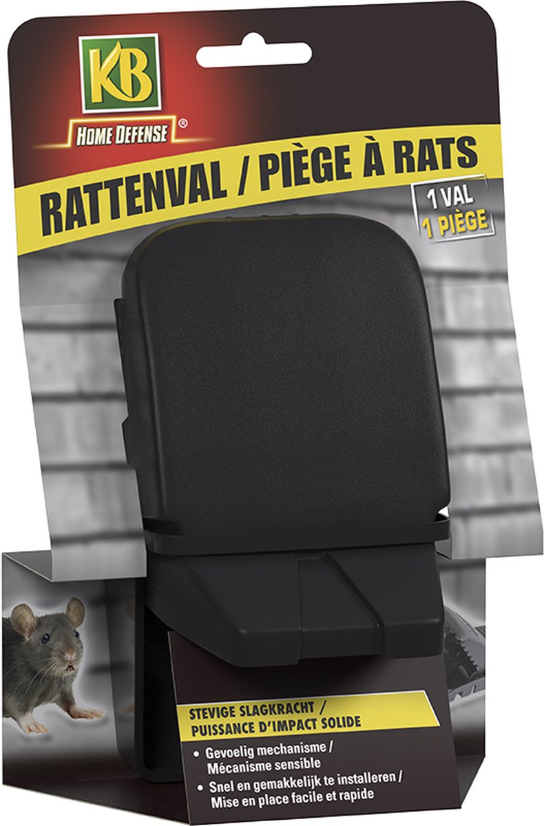 KB Home Defense Kunststof Rattenval - Rattenklem - 1 stuk ...