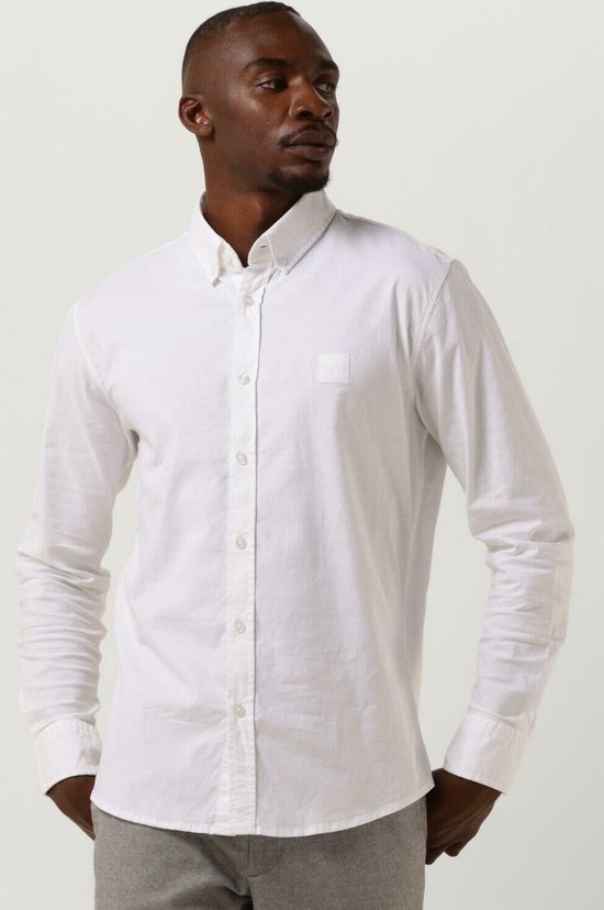 Boss Mabsoot_2 - met lange mouwen - Heren Wit - Maat M | bol