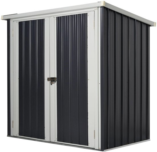 BellissiBo® Tuinhuis - Opbergbox - Staal - Schuine Dak - 1,26 m² ...