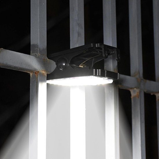 Waterdichte clip-on buitenverlichting op zonne-energie -... | bol