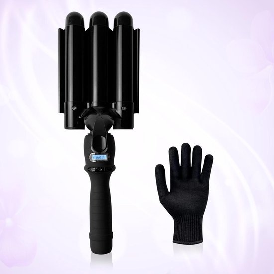 Ciriel Professionele Wafeltang - Waver - Wave Krultang - 3 Temperaturen ...