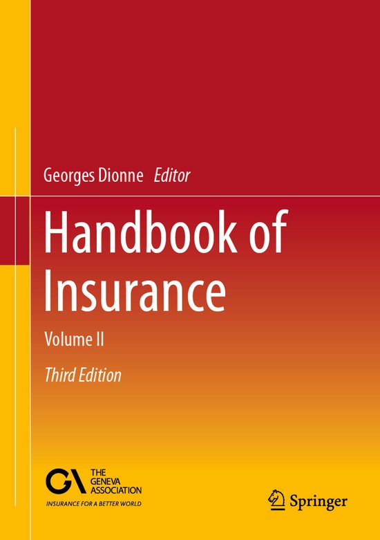 Handbook of Insurance | 9783031696732 | Boeken | bol