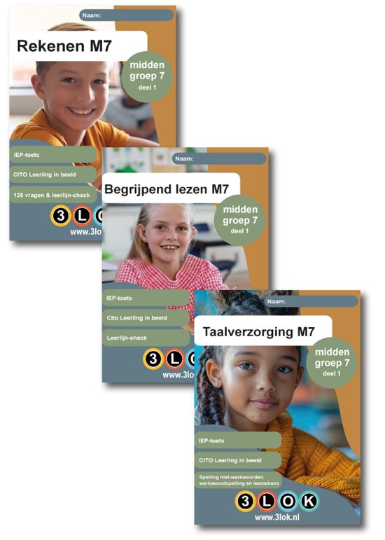 CITO oefenboeken voordeelset Rekenen, Begrijpend lezen & Taalverzorging groep 7 - M7 -... | bol