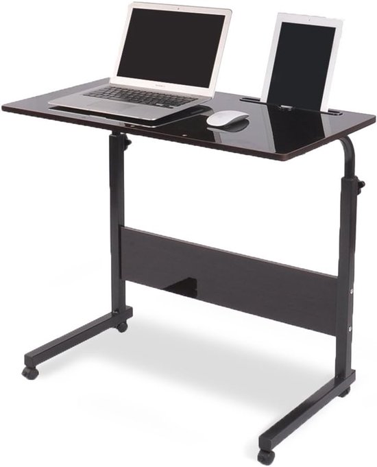 Laptoptable met Verstelbare Hoogte - Laptop Bureau met Wielen ...