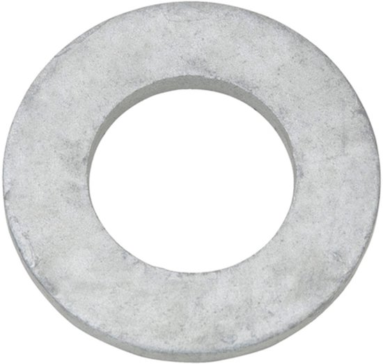 Wurth - ISO 7089 staal 300 HV zinklamel zilver - Platte ring zonder ...