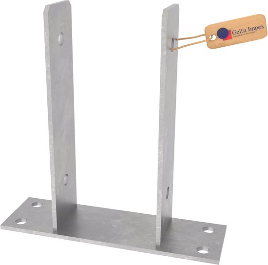 U Post Support Bracket or Base 116x200x50x60x4 mm | bol