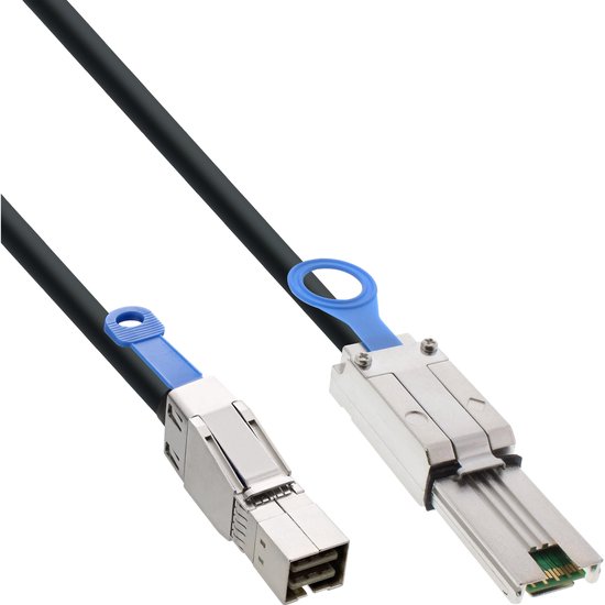 InLine® external Mini SAS HD Cable SFF-8644 to SFF-8088 6Gb/s 0.5m | bol