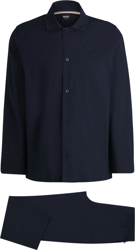 BOSS Chris Pyjama - heren pyjama set - donkerblauw | bol