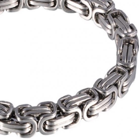 Stainless steel- armband -22 cm -5 mm - Charme Bijoux | bol