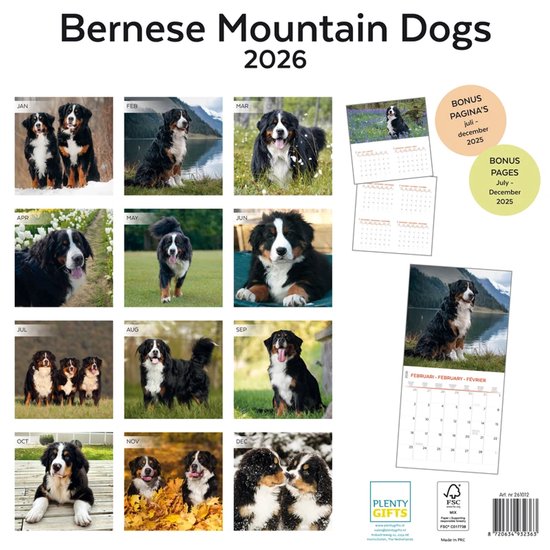 Berner Sennen Kalender 2026 | bol