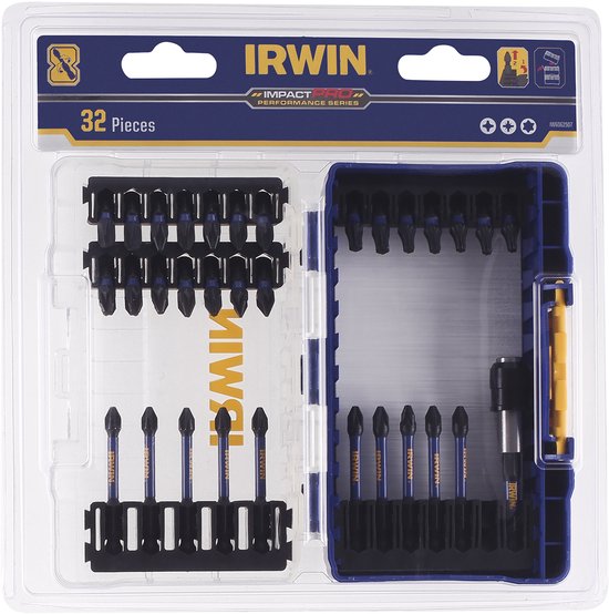 IRWIN Impact Pro Performance Bit Set, 32 Delig | bol