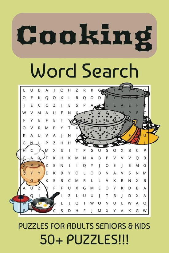 Cooking Word Search Puzzle Book: Feed your passion for cooking lovers ...