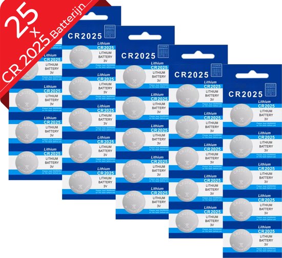 Maxenza CR2025 - CR2025 batterij - CR2025 lithium 3v batterij - Knoopcel Batterij... | bol