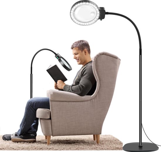 Vergrootglas met Licht en Standaard - Flexibel en Handig - 1 stuk | bol