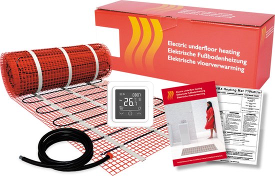 Rosani by MAGNUM Mat elektrische vloerverwarming Set - 450 Watt - 3 m2 ...