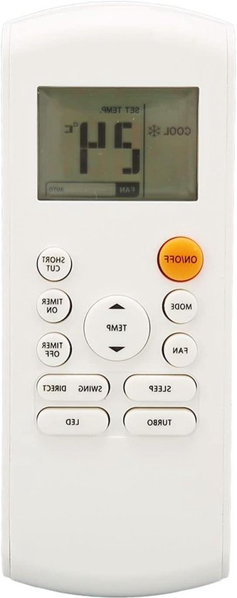 Universele Airconditioner Afstandsbediening - Vervangende voor Carrier - MrCool -... | bol