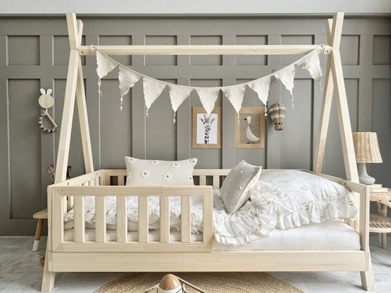 Tipi Bed 190x90 naturel | bol