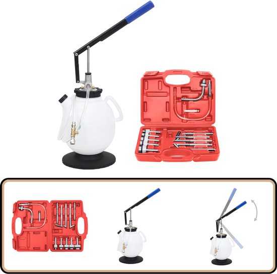 vidaXL Versnellingsbakolievulsysteem 7,5L - Inclusief adapters ATF ...