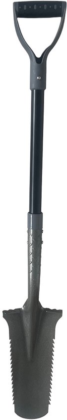De Wortelkiller, Tuinspade met zaagtanden – Grijs – Tuinschep met ...