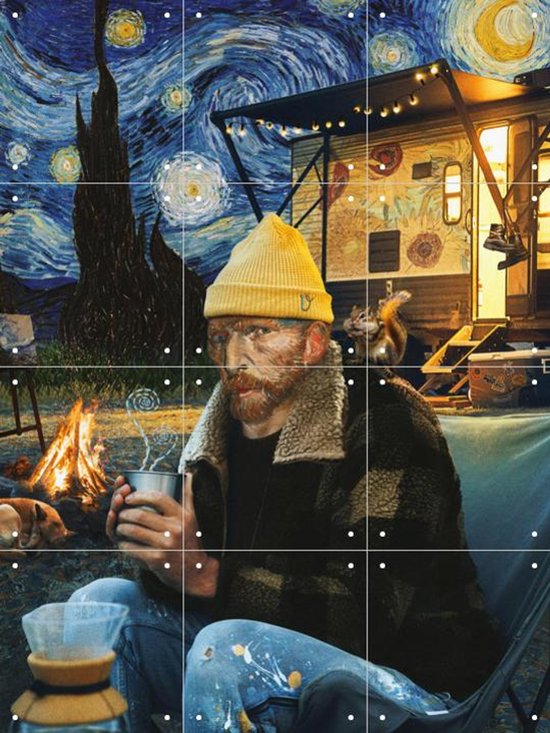 IXXI Starry Night Coffee Break, Paste in Place & Van Gogh 21st Century ...