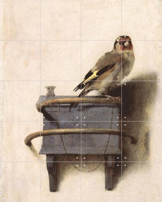IXXI Het puttertje, Carel Fabritius & Mauritshuis - 80 x 100 cm ...