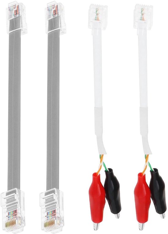 2 Sets Replacement Cables For Wire Tester LAN Network Test Cable 16cm ...